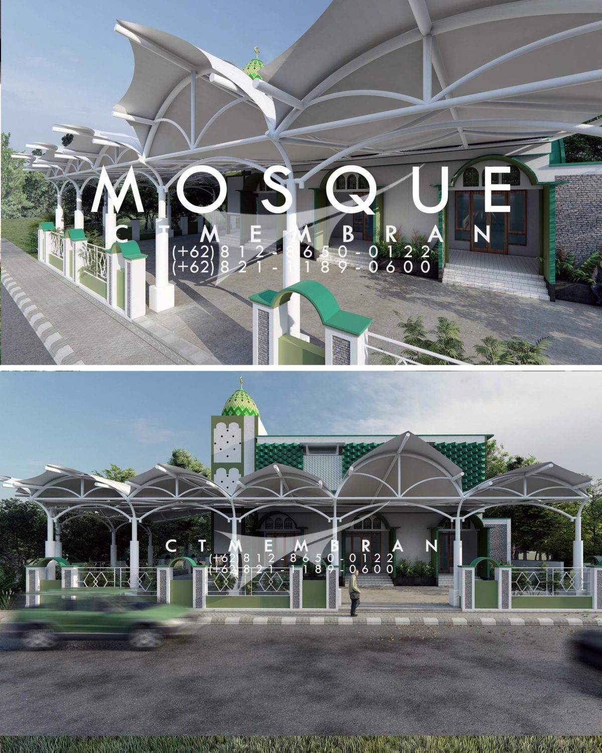 Canopy Jakarta: Jasa Pembuatan & Pasang Kanopi Membrane